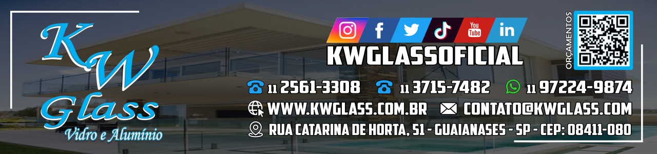 KW Glass - Vidro e Alumínio - INÍCIO